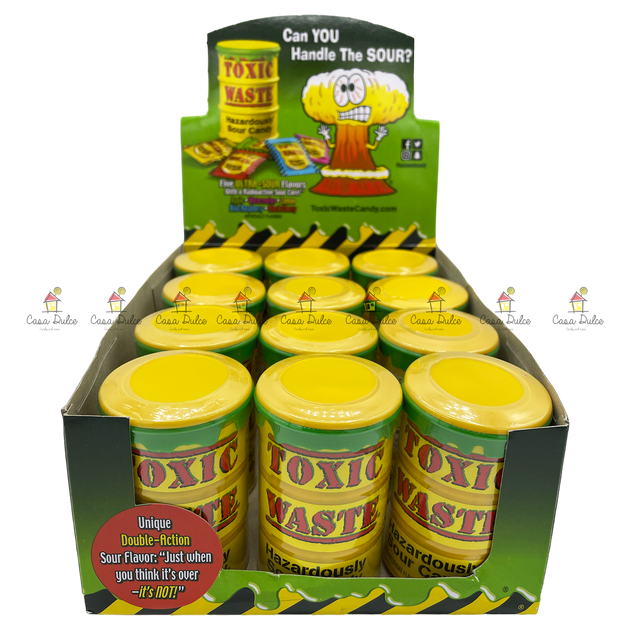 Toxic Waste - Original Yellow Drum 12/12pc | Casa Dulce