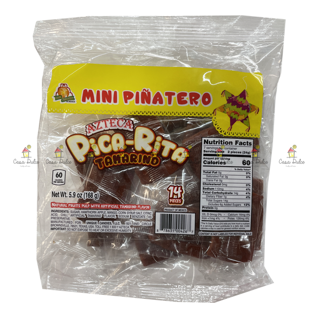 Azteca - Mini Pinata Pica-Rita Tam 30/14pc | Casa Dulce