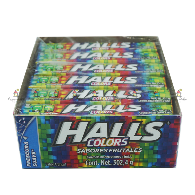 Adams - Halls Colores 12pc | Casa Dulce